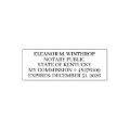Kentucky Notary Public Self-inking Stamp | Zazzle
