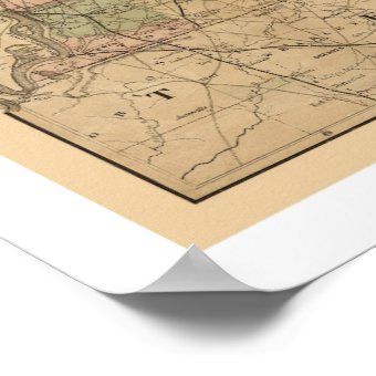 Kentucky Railroad Map 1863 Poster | Zazzle