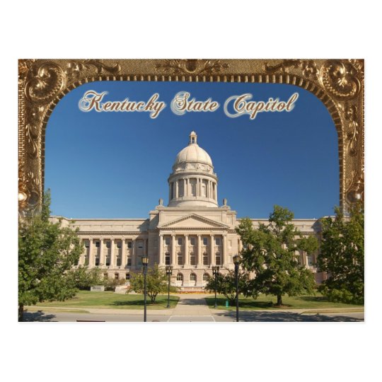 Kentucky State Capitol Building, Franfort, KY Postcard | Zazzle.com