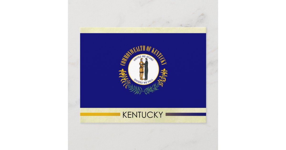 Kentucky State Flag Postcard | Zazzle