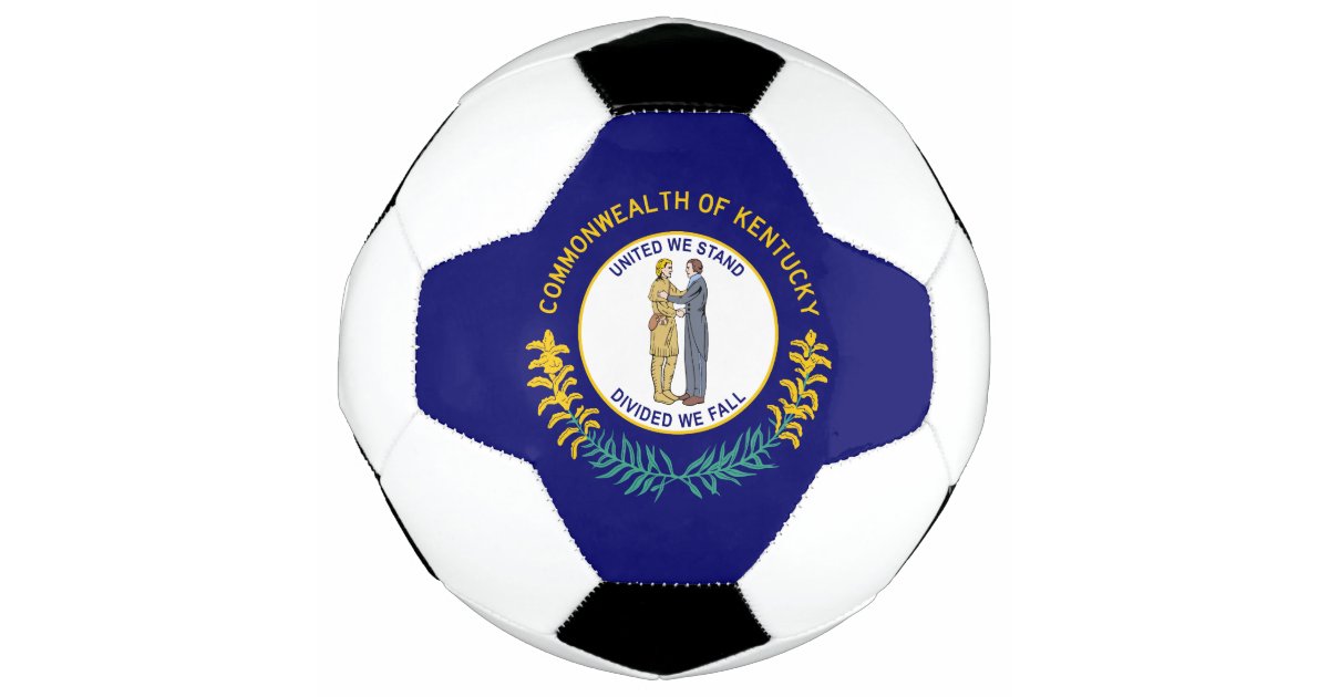 Kentucky State Flag Soccer Ball | Zazzle