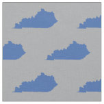 Kentucky State Pattern Blue Fabric | Zazzle