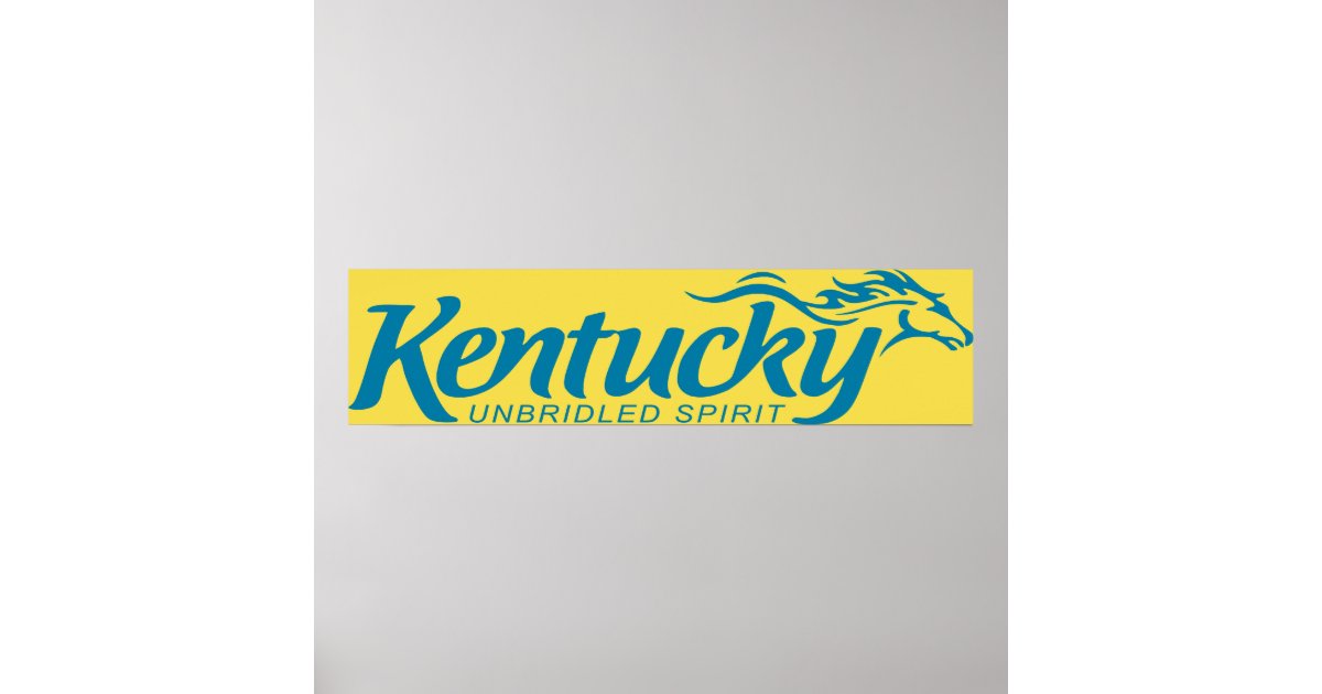 Kentucky Unbridled Spirit Poster | Zazzle