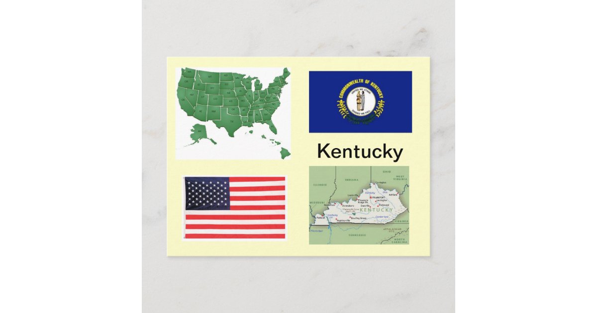 Kentucky USA Postcard | Zazzle