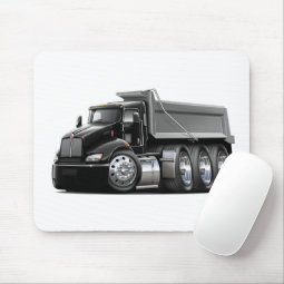 Kenworth T440 Black-Grey Truck Mouse Pad | Zazzle
