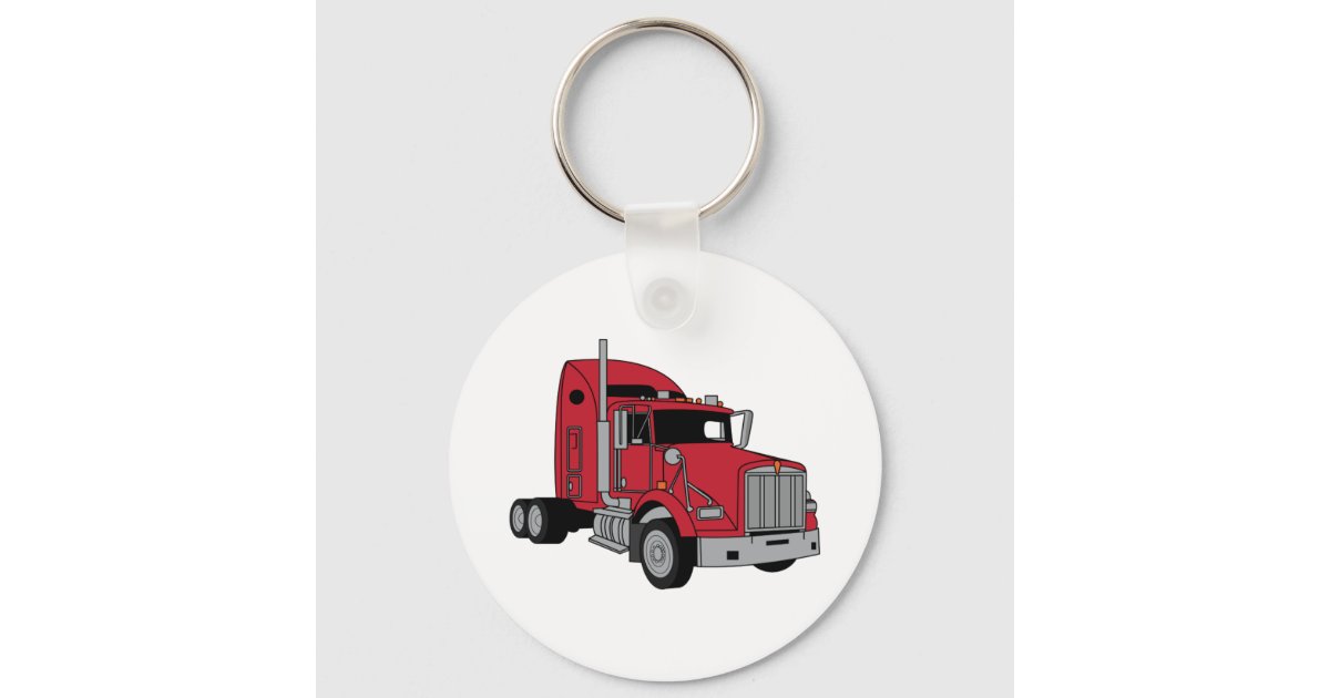 Kenworth Tractor Keychain | Zazzle