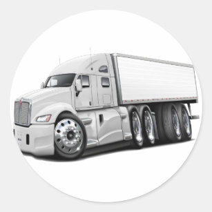 Semi Truck Stickers | Zazzle