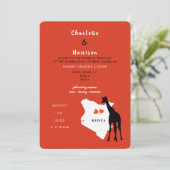 Kenya Africa Wedding Destination Invitation | Zazzle