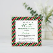 KENYA FLAG Custom Birthday Celebration Invitation | Zazzle