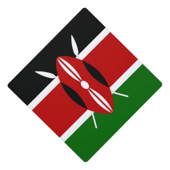 Kenya Flag Graduation Cap Topper | Zazzle