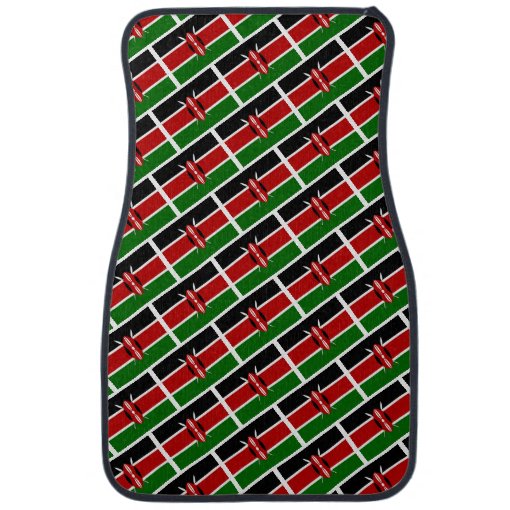 KENYA Flag Patriotic Stylish KENYAN Car Floor Mat | Zazzle
