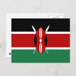 Kenya Flag Postcard | Zazzle