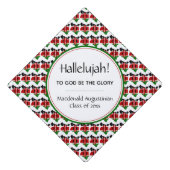 KENYA Map Patriotic Graduate Custom HALLELUJAH Graduation Cap Topper ...