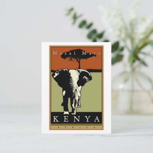 Kenya Postcard | Zazzle