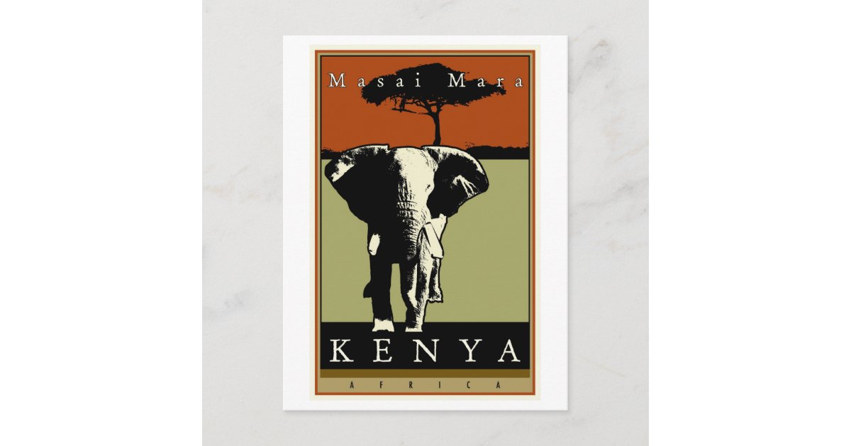 Kenya Postcard | Zazzle