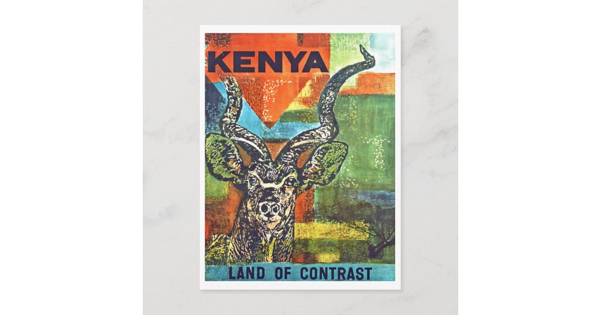 Kenya Postcard | Zazzle