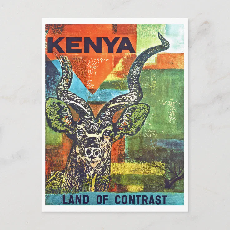 Kenya Postcard | Zazzle