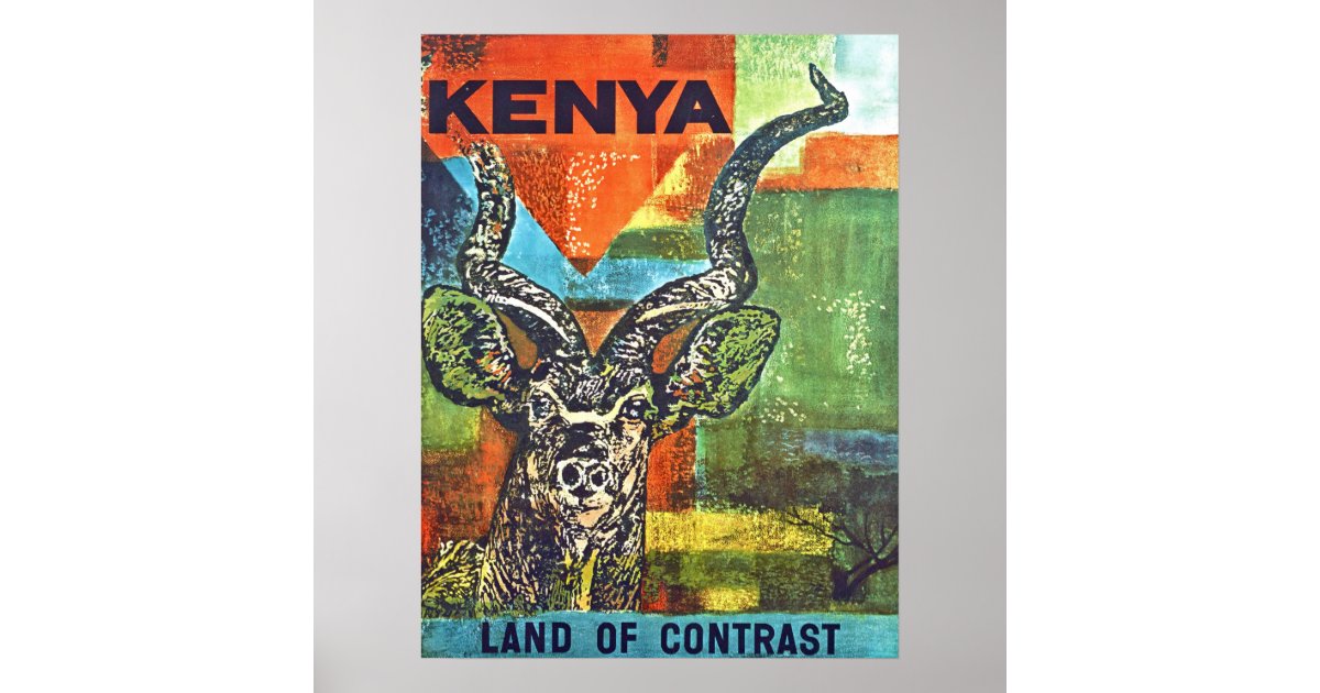 Kenya Poster | Zazzle