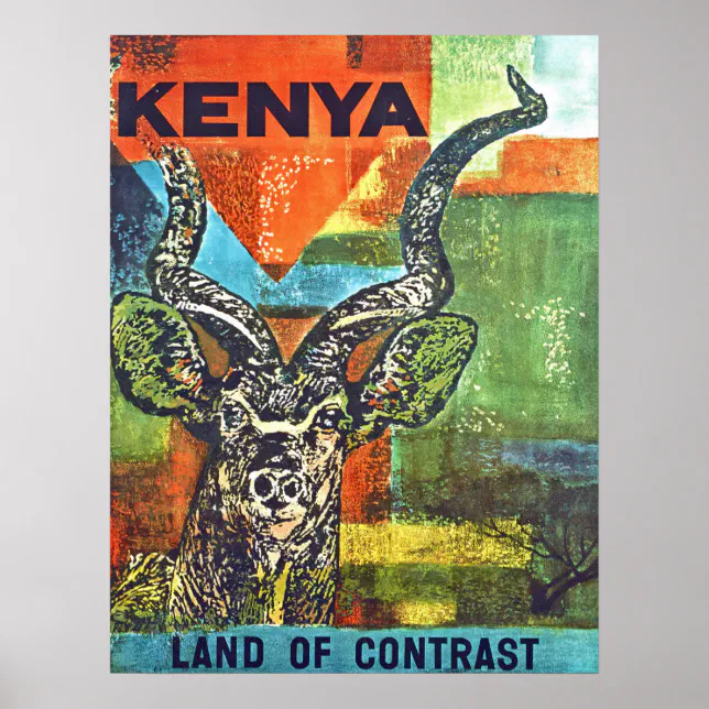 Kenya Poster | Zazzle