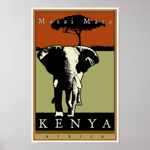 Kenya Poster | Zazzle