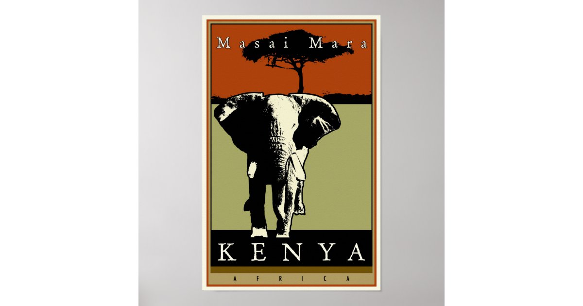 Kenya Poster | Zazzle