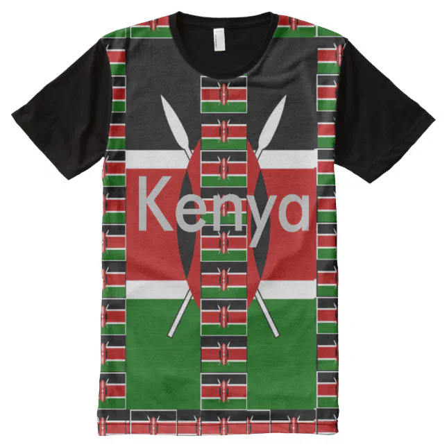 Kenya Raha Hakuna Matata funny quote All-Over-Print T-Shirt | Zazzle