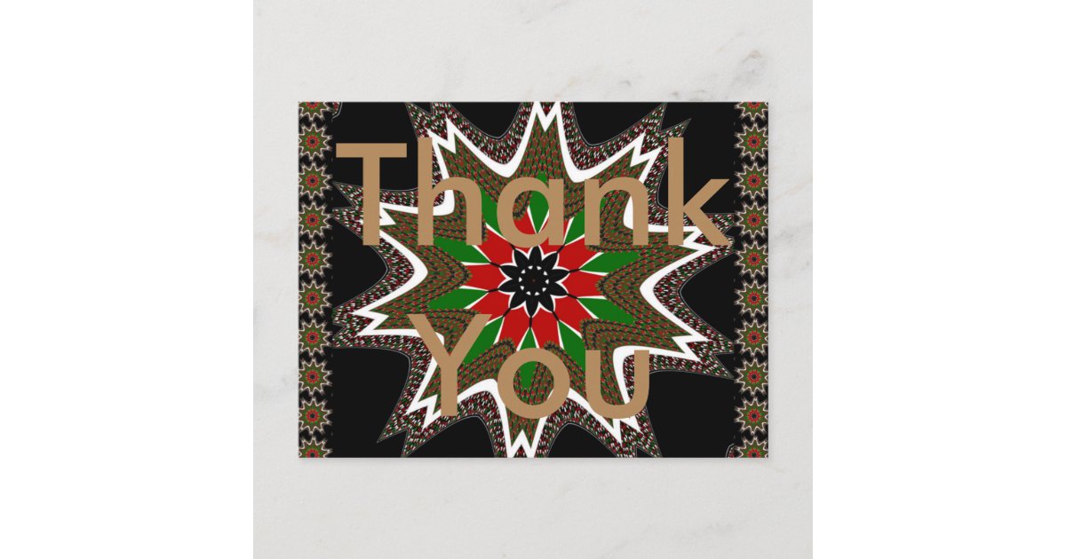 Kenyan Flag Colors Art Print/Graphic Postcard | Zazzle