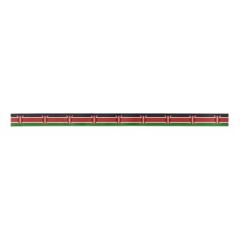 Kenyan flag ribbon | Zazzle