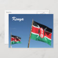 kenyan flags postcard | Zazzle