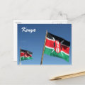 kenyan flags postcard | Zazzle