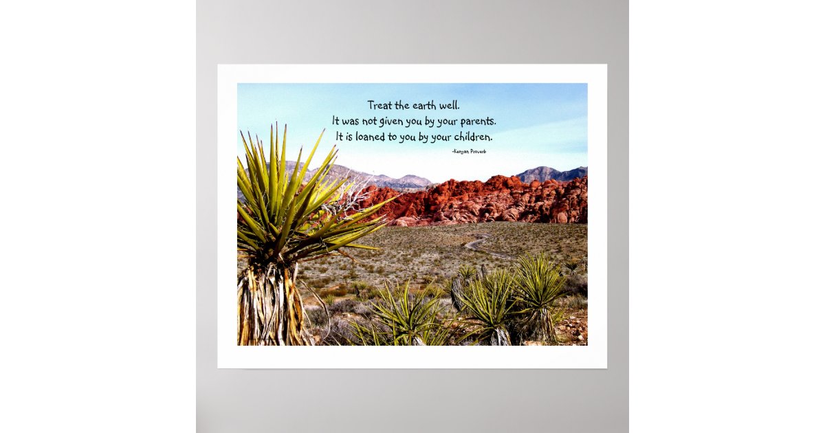 Kenyan Inspiration - Proverb from Kenya Poster | Zazzle