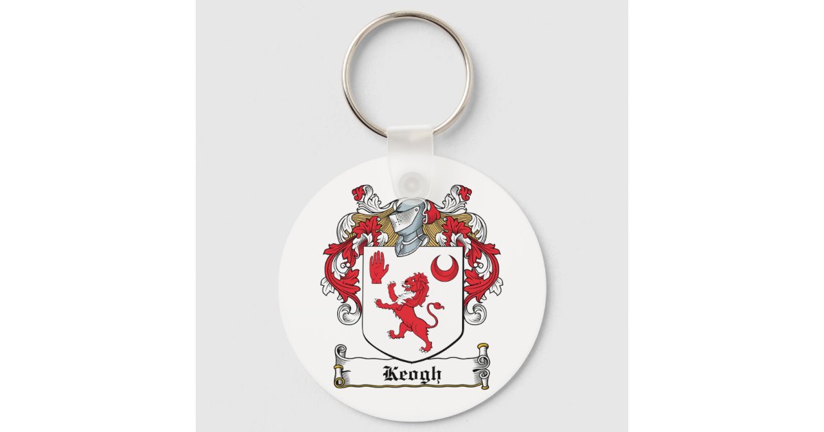 Keogh Family Crest Keychain | Zazzle