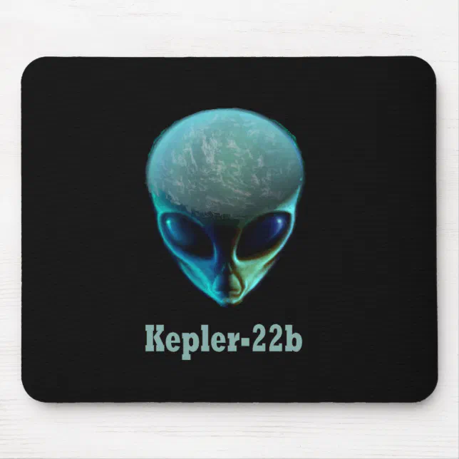 Kepler-22b Alien Mouse Pad | Zazzle