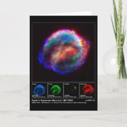 Kepler’s Supernova Remnant – SN 1604 NASA Card | Zazzle