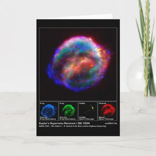 Kepler’s Supernova Remnant – SN 1604 NASA Card | Zazzle