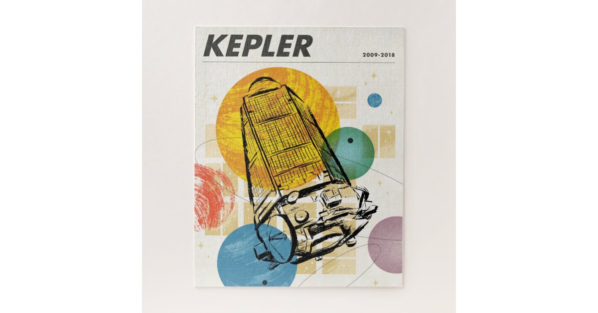 Kepler Space Telescope Poster. Jigsaw Puzzle | Zazzle
