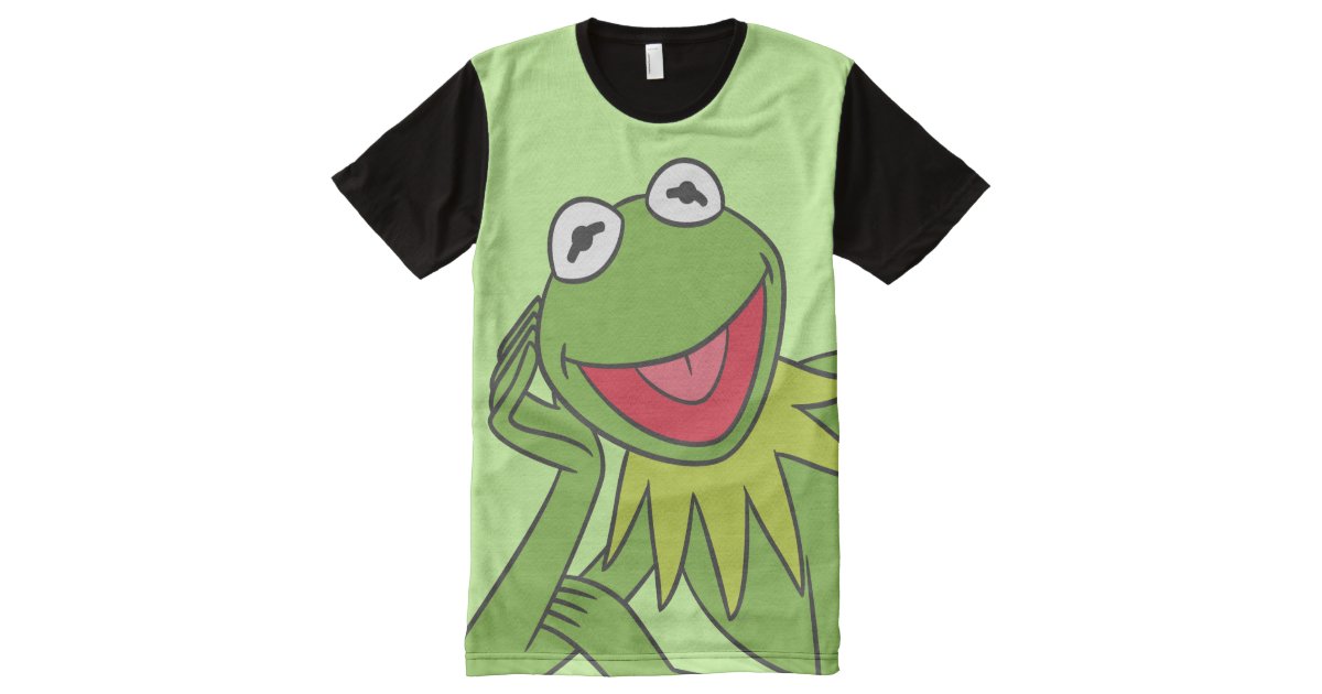 Kermit Laying Down All-Over-Print T-Shirt | Zazzle