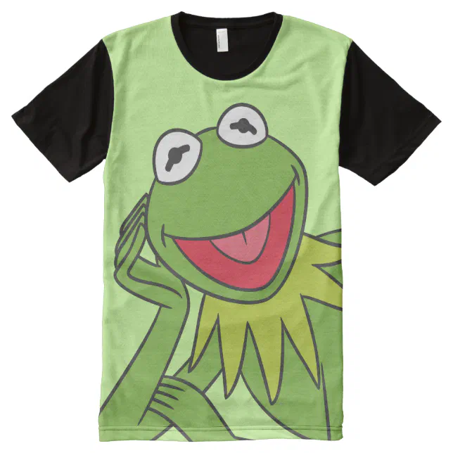 Kermit Laying Down All-Over-Print T-Shirt | Zazzle