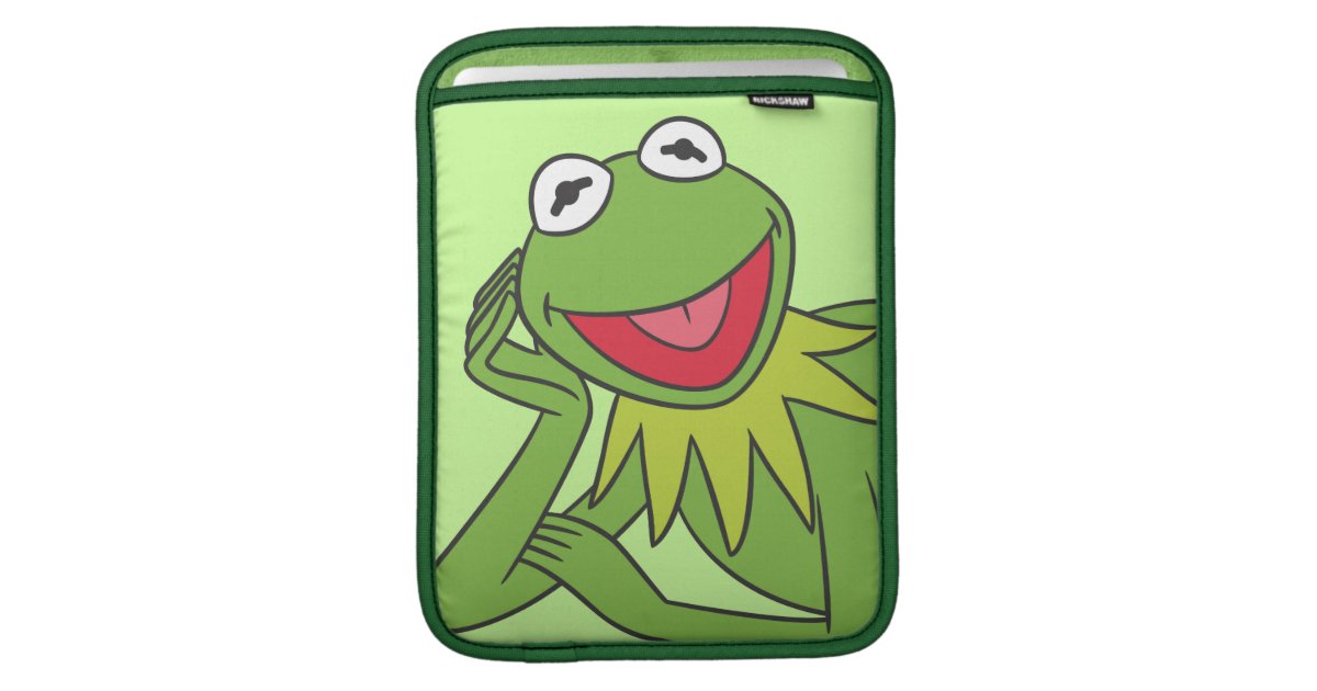 Kermit Laying Down iPad Sleeve | Zazzle