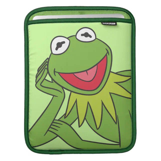 Kermit Laying Down iPad Sleeve | Zazzle