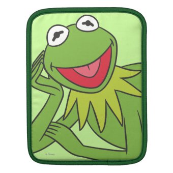 Kermit Laying Down iPad Sleeve | Zazzle