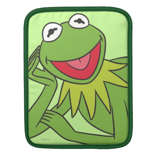 Kermit Laying Down iPad Sleeve | Zazzle
