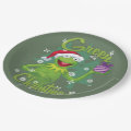 Kermit the Frog | Green Christmas Paper Plates | Zazzle