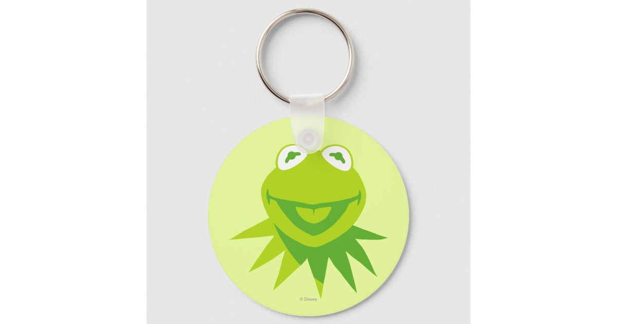 Kermit the Frog Smiling Keychain | Zazzle