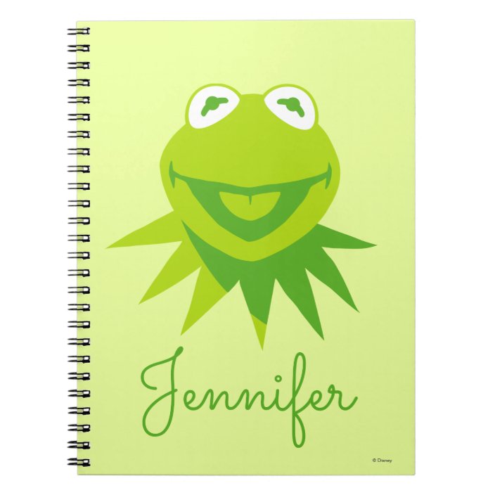 Kermit the Frog Smiling - Personalized Notebook | Zazzle.com