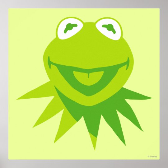 Kermit the Frog Smiling Poster | Zazzle.com