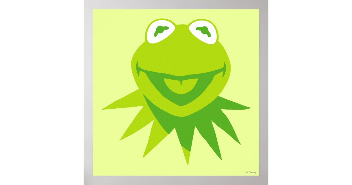 Kermit the Frog Smiling Poster | Zazzle