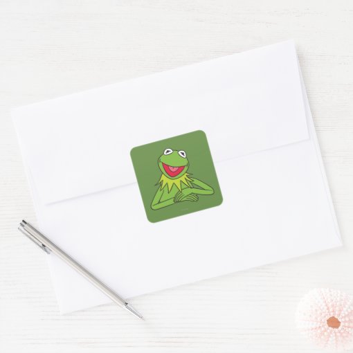 Kermit the Frog Square Sticker | Zazzle