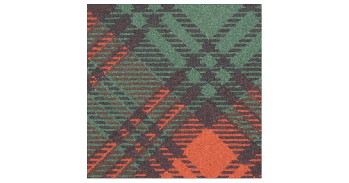 Kerr clan Plaid Scottish tartan Fabric | Zazzle