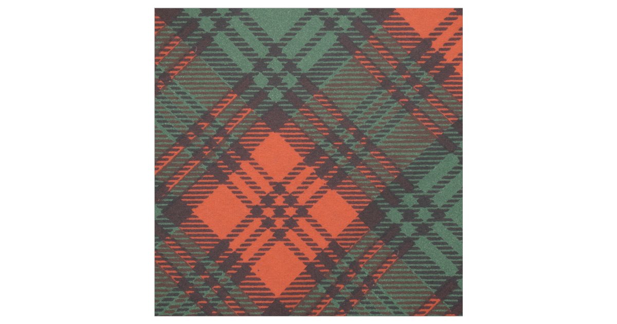 Kerr clan Plaid Scottish tartan Fabric | Zazzle
